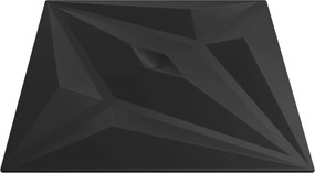 vidaXL Nástěnné panely 24 ks 50 x 50 cm XPS 6 m² diamant [356935] Barva: Černá
