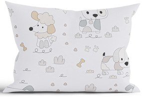 MK Lůžkoviny Bavlněný povlak na polštář Renforcé 50 x 70 cm - Psí pohoda