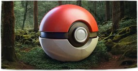 Sablio Ručník Pokemon ball Les - 70x140 cm