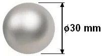 GARNÝŽE-HEBR Garnýž Cylinder krystal satina dvojitá 150 cm