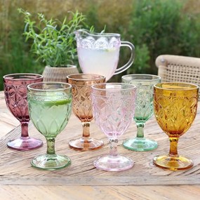 Set 6ks barevných skleniček na víno Saint-Émilion - Ø 8*15 cm / 250ml