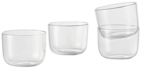 Muuto Sklenice Corky Glasses, nízké clear, set 4 ks