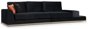 Designová sedačka Dashania 320 cm černá
