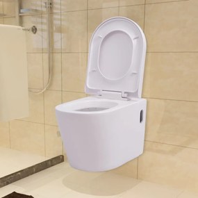 Závěsné WC keramické bílé 244270