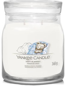 Yankee Candle – Signature svíčka Soft Blanket (Jemná přikrývka) Velikost: střední 368 g