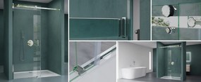 design sprchové posuvné dveře TERAMO 4 - CHROM 100-150cm Velikost: 110