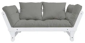 sofa BEAT by Karup - 73*162 cm white (bílá) + futon grey 746