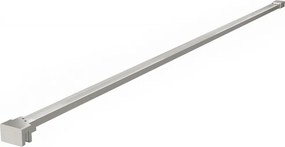 Mexen jednoduchý držák pro sprchovou stěnu 6-8 mm, kartáčovaný nikl - 800-01-97