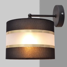 Nástěnná lampa HELEN 1xE27/15W/230V černá/zlatá