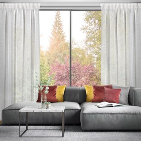 ZÁVĚS NA PÁSCE KATRIN 140X270 CM PŘÍRODNÍ