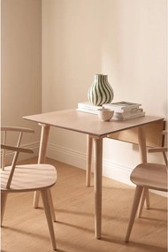 Rozkládací jídelní stůl s přídavnou deskou v dekoru jilmu 80x80 cm Jolina – Ellos Home