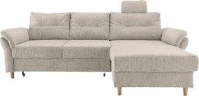 XXXLutz ROHOVÁ SEDAČKA, textil, béžová Livetastic - Sedací soupravy - 002310012727