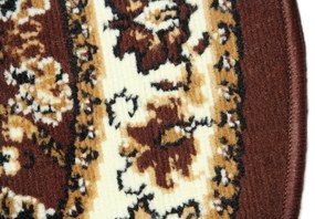 Sintelon, Kusový koberec Teheran Practica 59/DMD ovál, 160x230, hnědá, chodba / předsíň