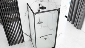 Rea, Sprchový kout Rea Space In Black 80x100, KPL-K0882