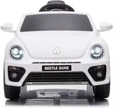 Eljet Dětské elektrické auto Volkswagen Beetle bílá / 50 W / Rychlost: