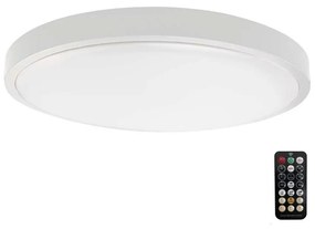 LED Koupelnové stropní svítidlo se senzorem LED/18W/230V 3000K IP44 bílá
