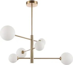 Light Presti Dorado zlatá / Závěsné svítidlo / 6x G9