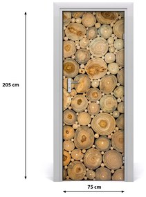 Fototapeta samolepící na dveře kmen stromu 75x205 cm