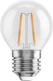 Mexen Vintis, LED filamentová žárovka E27, G45, 2 W, teplá bílá 2700K, čirá, L156-E27-0227-00
