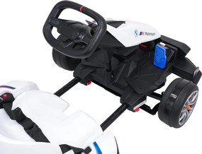 Ramiz BMW motokára s funkcí driftu bílá