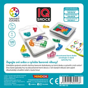 MINDOK HRA Smart IQ Srdce 120 rébusů hlavolamy mn556