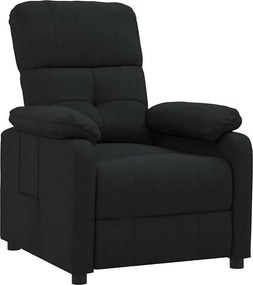Polohovací křeslo černé textil 289664