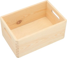 ČistéDřevo Dřevěný box 30 x 20 x 14 cm