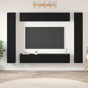 Sestava TV skříněk 10 ks Černý dub Kompozitní dřevo 3393151