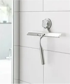 Compactor Bestlock Držák s koupelnovou stěrkou s přísavkou chromová /