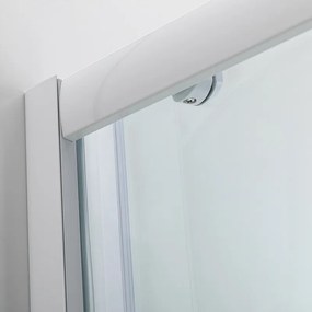 BPS-koupelny Asymetrický sprchový kout MAJA WH L 115x85 cm levý, bílý/transparent v setu s hlubokou sprchovou vaničkou