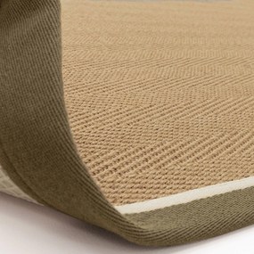 Tribeca Design Kusový koberec Woodkid Herringbone Khaki Rozměry: 68x240 cm
