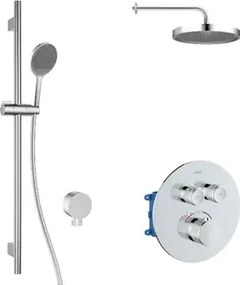 kielle - Termostatická baterie pod omítku, pro 2 spotřebiče, s přísluš
