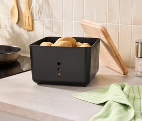 Tchibo - Úložný box s víkem - barva: černá