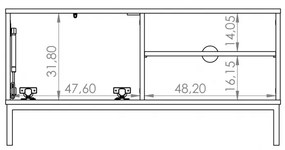 TV stolek QUARTY QT-04