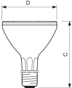 Výbojka Philips CDM-R ELITE 70W/930 E27 PAR30L 40D teplá bílá 3000K