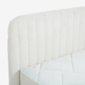 Postel boxspring VALO bílá 140x200