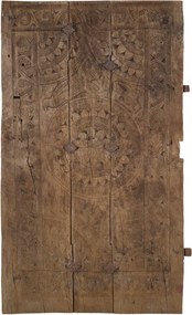 Unikátní dekorativní dveře z recyklovaného dřeva Grimaud Nature – 80*7*143 cm