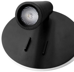 Toolight Toolight, LED nástěnné svítidlo 16x14cm, 10W, APP1614-1W, černá, OSW-06529