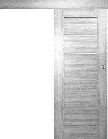 posuvné interiérové dveře na stěnu vasco doors IBIZA model 3 Průchozí rozměr: 70 x 197 cm, Orientace dveří: Levé dveře, Dekor: Dub Aljaška