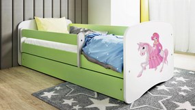 XXXLutz POSTEL PRO DĚTI A MLÁDEŽ 80/160 cm, zelená, bílá MID.YOU - Dětské pokoje sestavy - 002142000249
