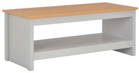 vidaXL Konferenční stolek šedý 105 x 47 x 42 cm