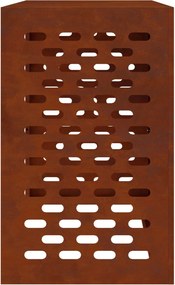 vidaXL Ochrana klimatizace Rezavá 110 x 50 x 80 cm