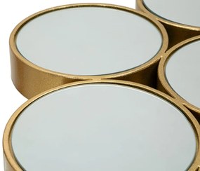 Designový konferenční stolek Jeevitha 100 cm zlatý