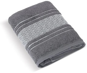 Froté ručník, osuška Mozaika tmavě šedá - ,  Osuška
