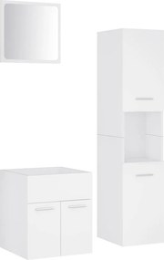 Set koupelnového nábytku bílý dřevotříska 3070946
