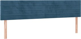 Box spring postel s matrací tmavě modrá 120x190 cm samet 3270005