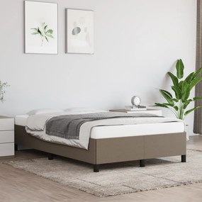 Rám postele bez matrací taupe 120x190 cm textil 3269635