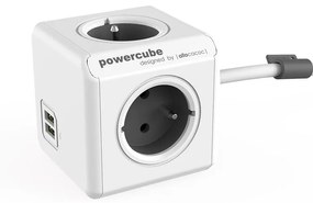 Rozbočovač PowerCube Extended USB šedý 3m