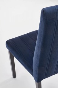 Jídelní židle Marty 2 černá/tmavě modrá