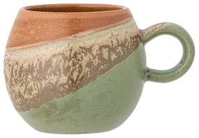 Zeleno-oranžový šálek z kameniny 265 ml Paula – Bloomingville